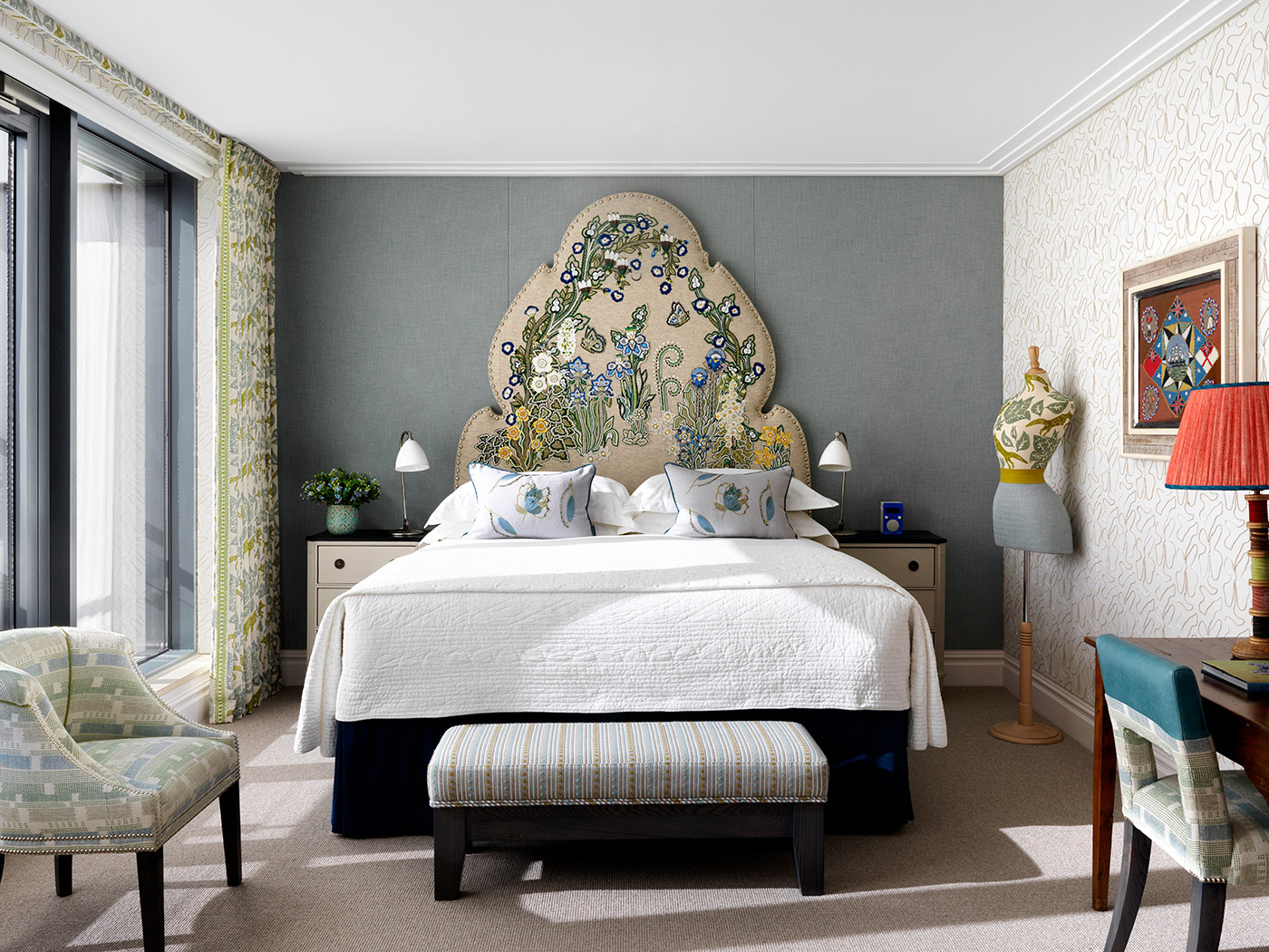 Rooms & Suites at The Ham Yard Hotel in London, UK - Design Hotels™